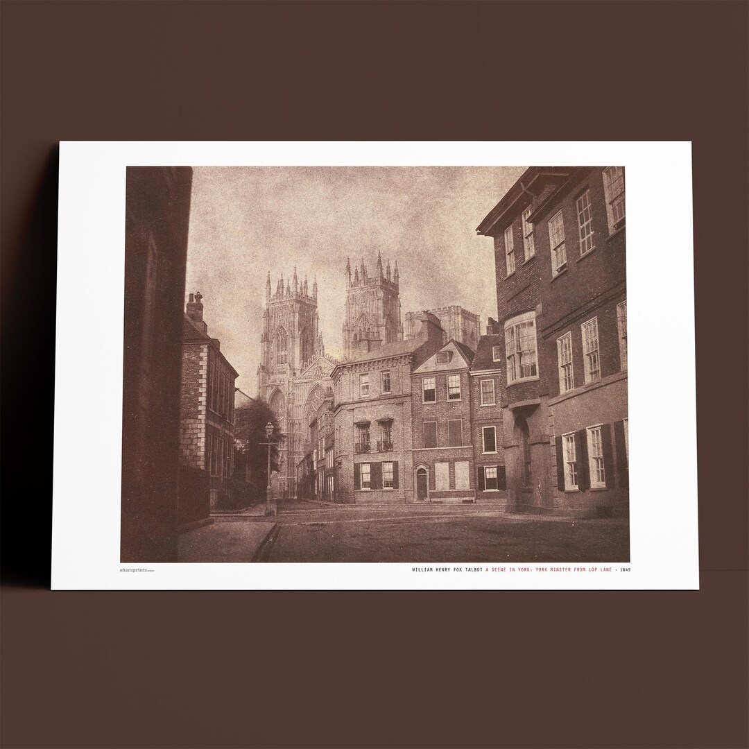 William HENRY FOX TALBOT - A Scene in York: York Minster From Lop Lane ...