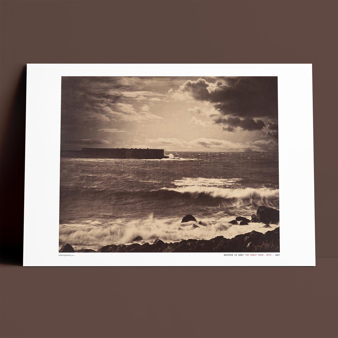 GUSTAVE LE GRAY - the Great Wave, Sète - 19th Century Photography ...
