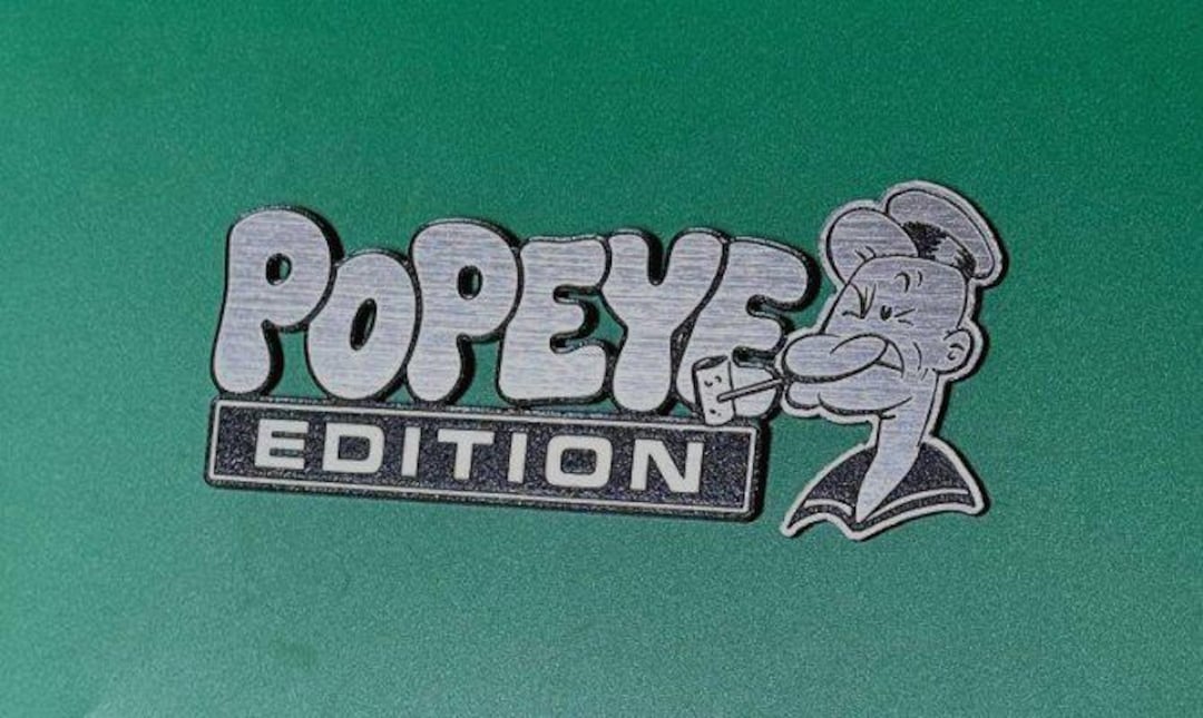 Custom POPEYE THE SAILOR Car Badge - Etsy