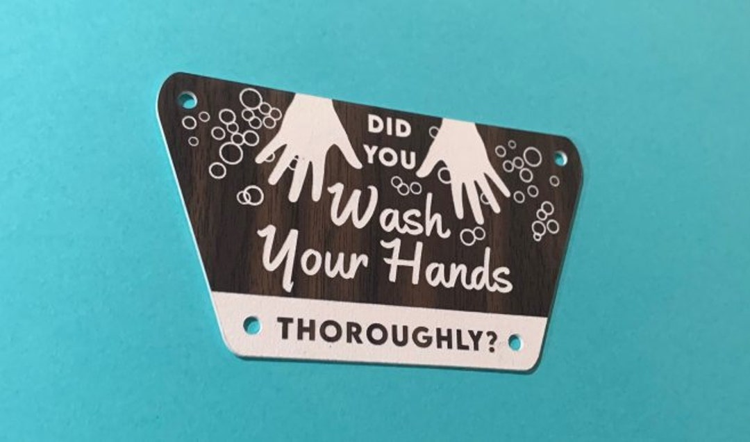 Retro Style WASH YOUR HANDS Sign - Etsy