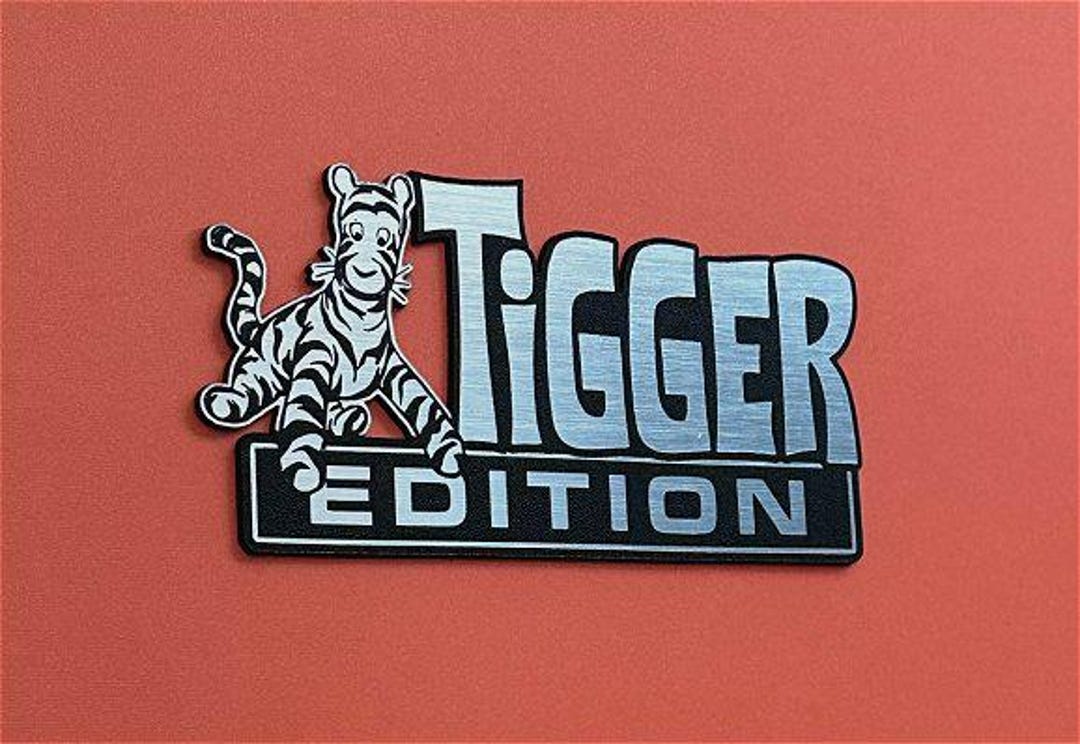 Custom TIGGER Edition Car Badge WINNIE the POOH - Etsy