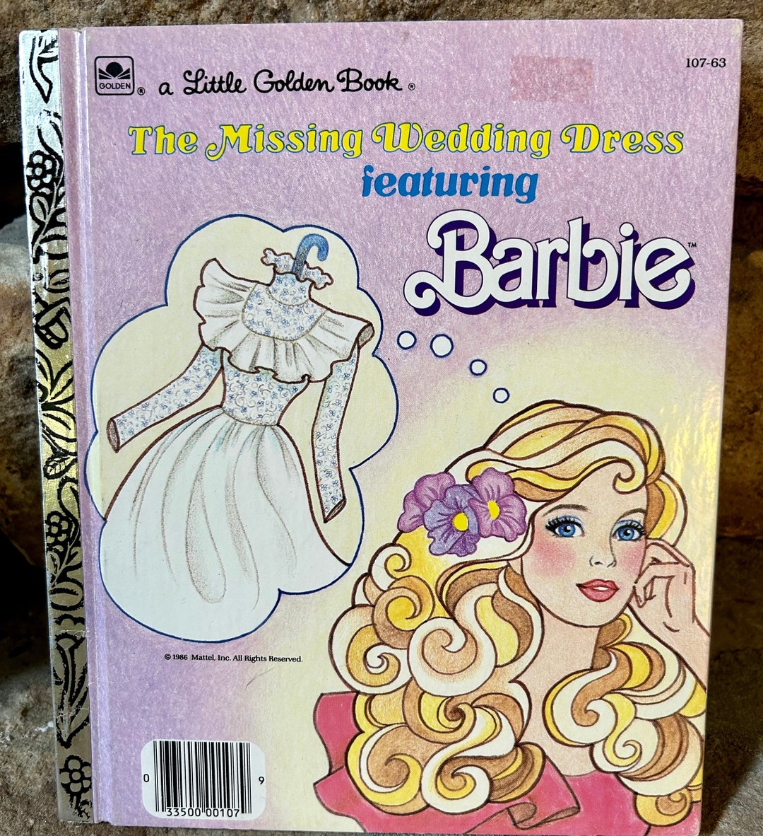 Vintage Barbie Little Golden Book, the Missing Wedding Dress, 1986 ...