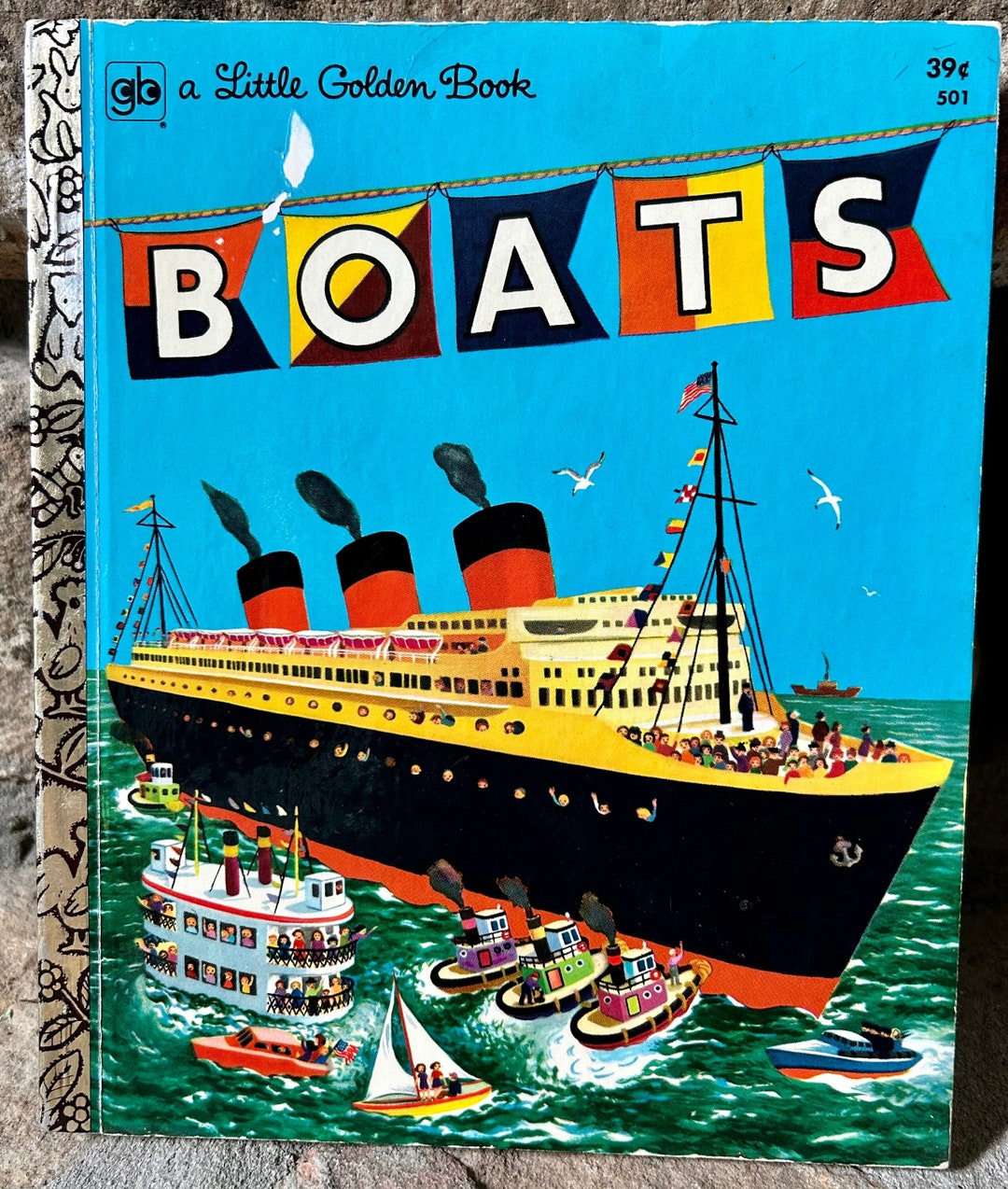 Vintage 1972 Little Golden Book, Boats, Ruth Mabee Lachman, 1970s ...