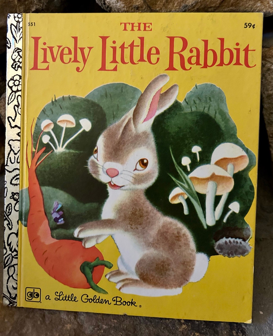 Vintage Little Golden Book, the Lively Little Rabbit, 1977, Nostalgic ...