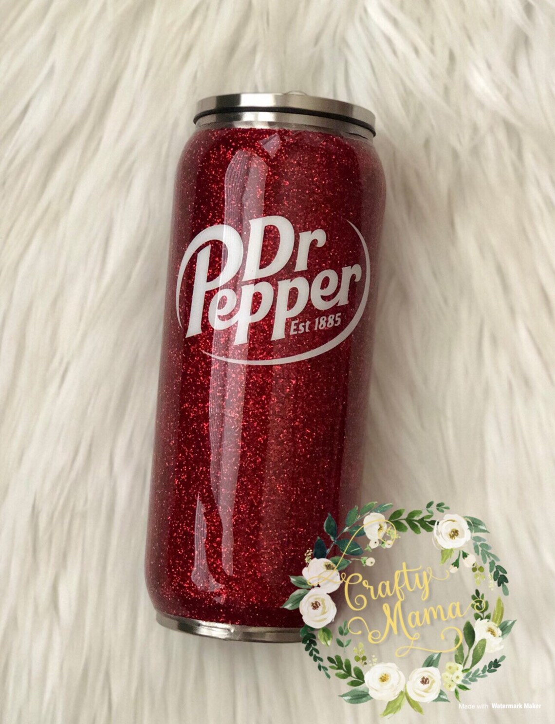 Glitter Soda Can Tumbler Glitter Soda Can Dr. Pepper - Etsy