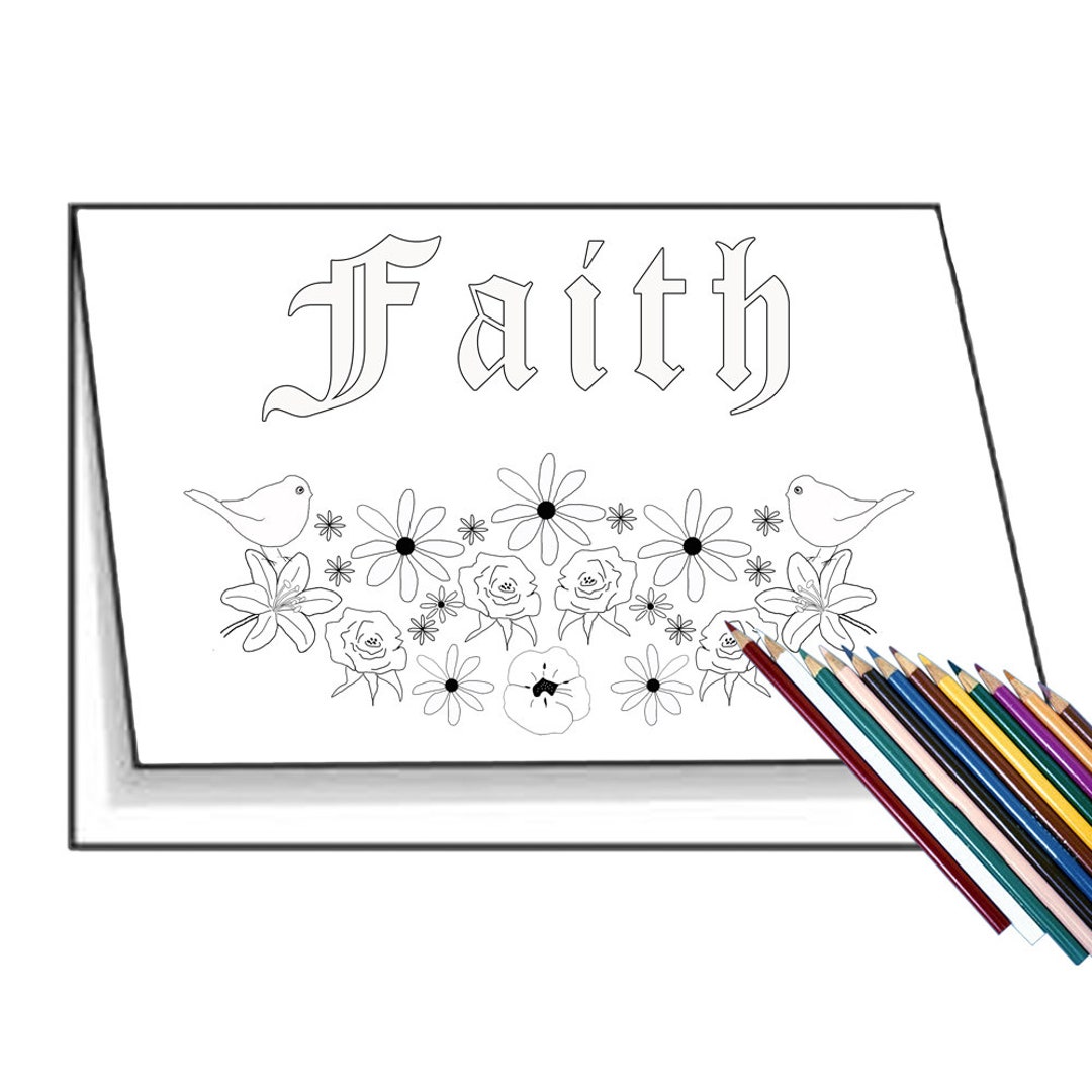 5 dibujos para colorear de inspiración en formatos de tarjeta de notas ...