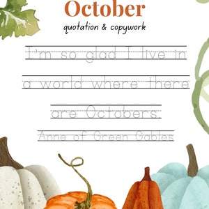 Fall Morning Menu (digital Download for Morning Time) - Etsy