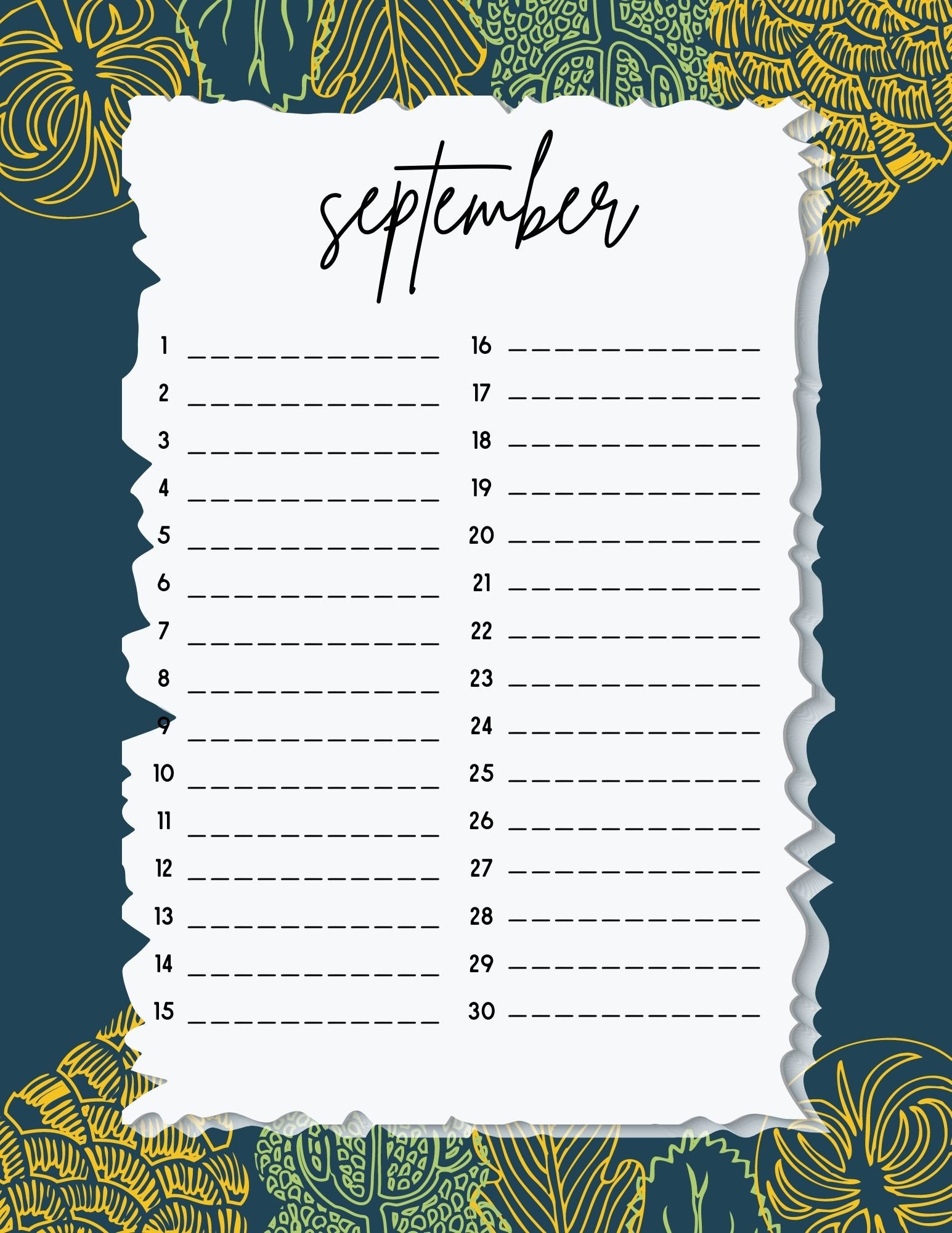 Perpetual Calendar a Digital Download to Print/help Remember - Etsy