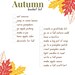 Fall Morning Menu digital Download for Morning Time - Etsy