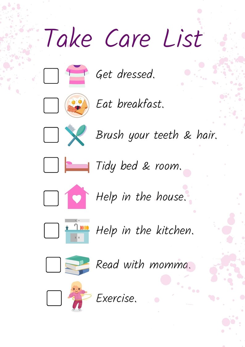Unicorn Morning Menu (preschool, Digital Download) - Etsy