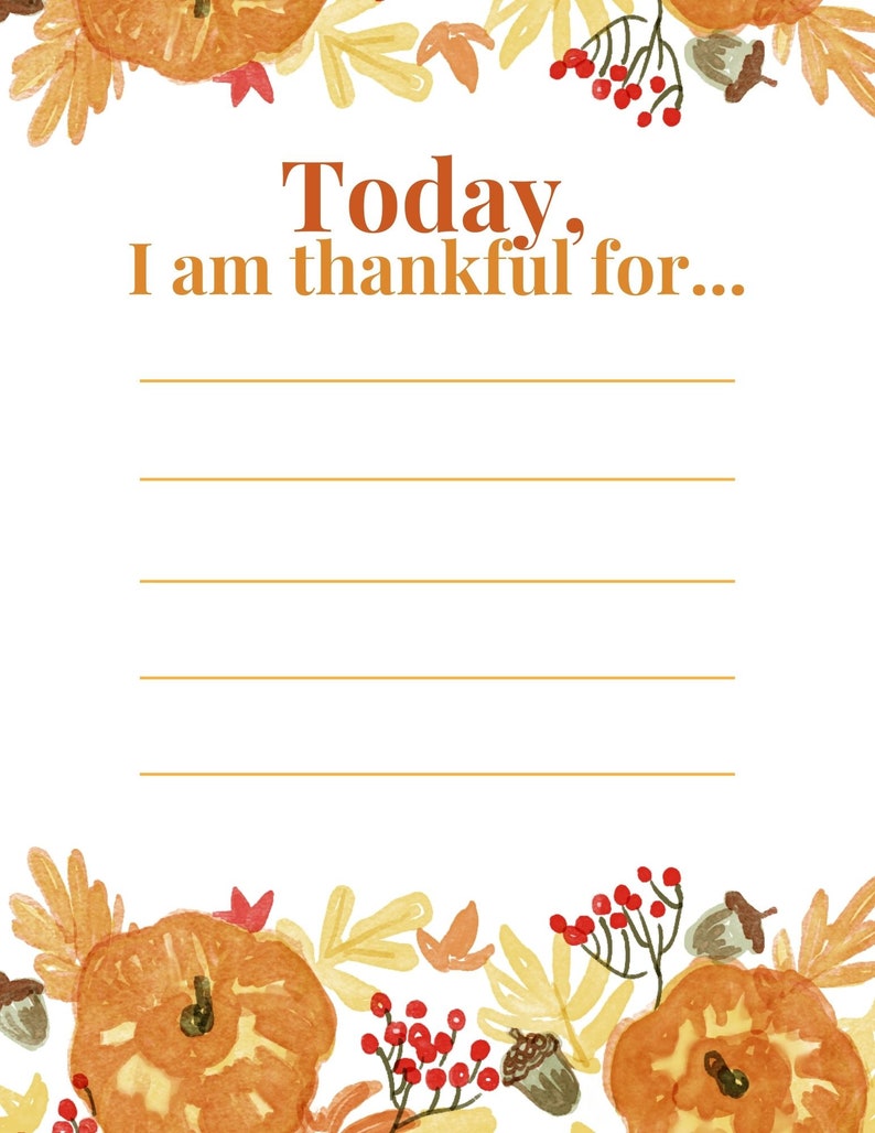Fall Morning Menu (digital Download for Morning Time) - Etsy