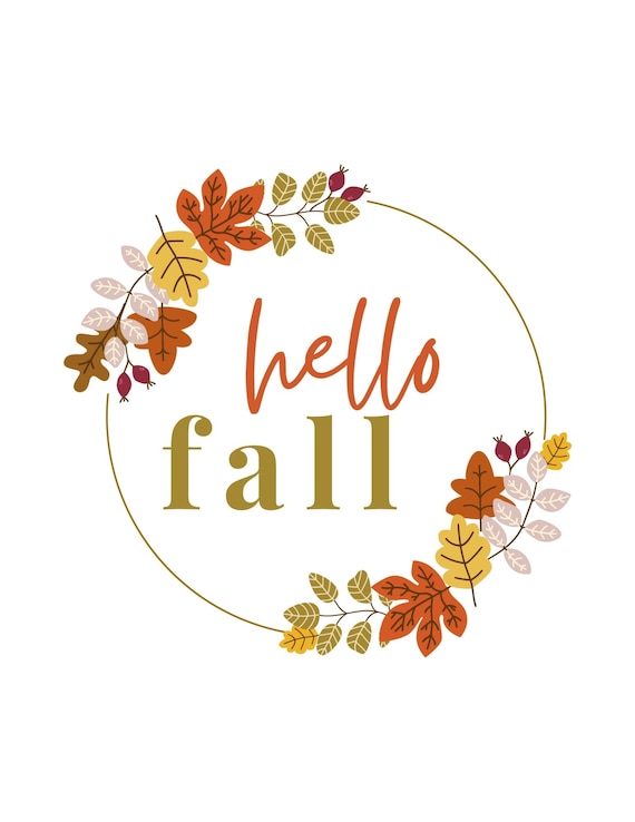 Fall Morning Menu digital Download for Morning Time - Etsy