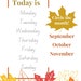 Fall Morning Menu digital Download for Morning Time - Etsy