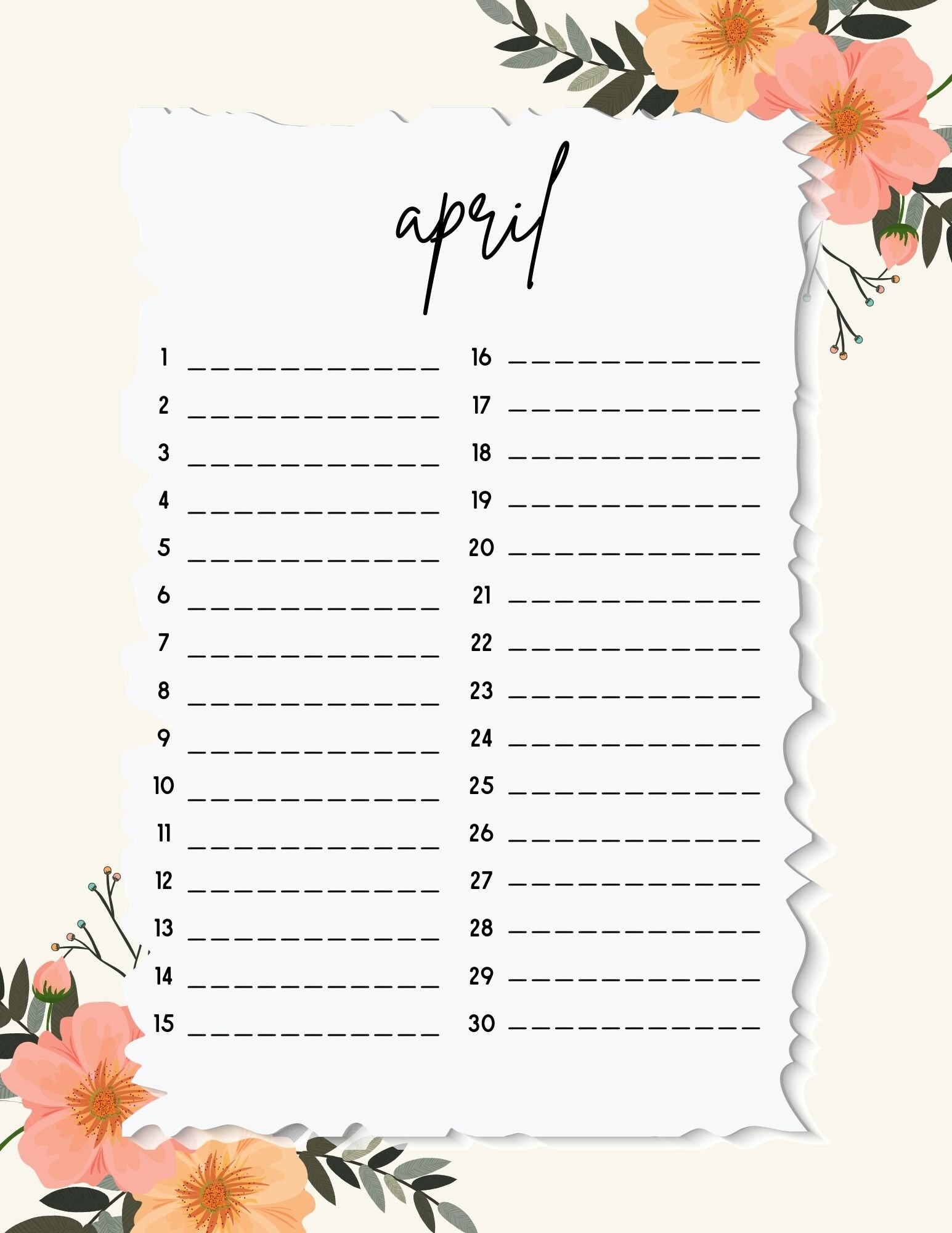 Perpetual Calendar (a Digital Download to Print/help Remember Special ...