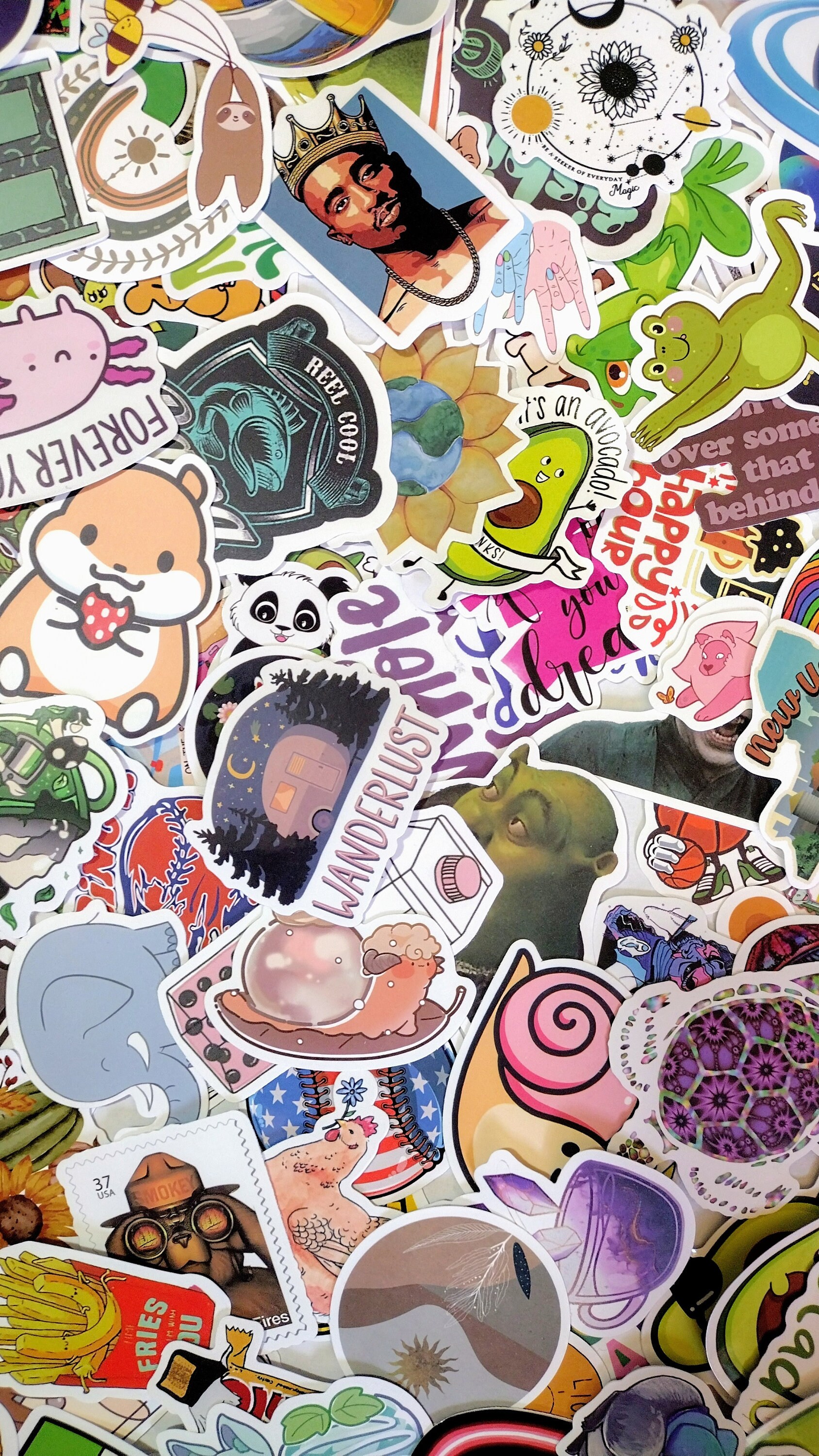 Bulk Myster Sticker Mix-- Awesome Mix of Stickers for Your Laptop ...