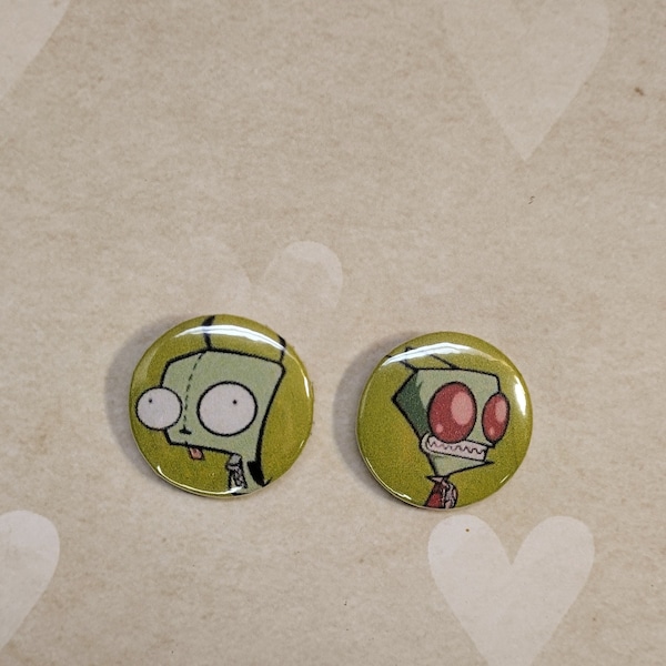 Gir Invader Zim Pin - Etsy