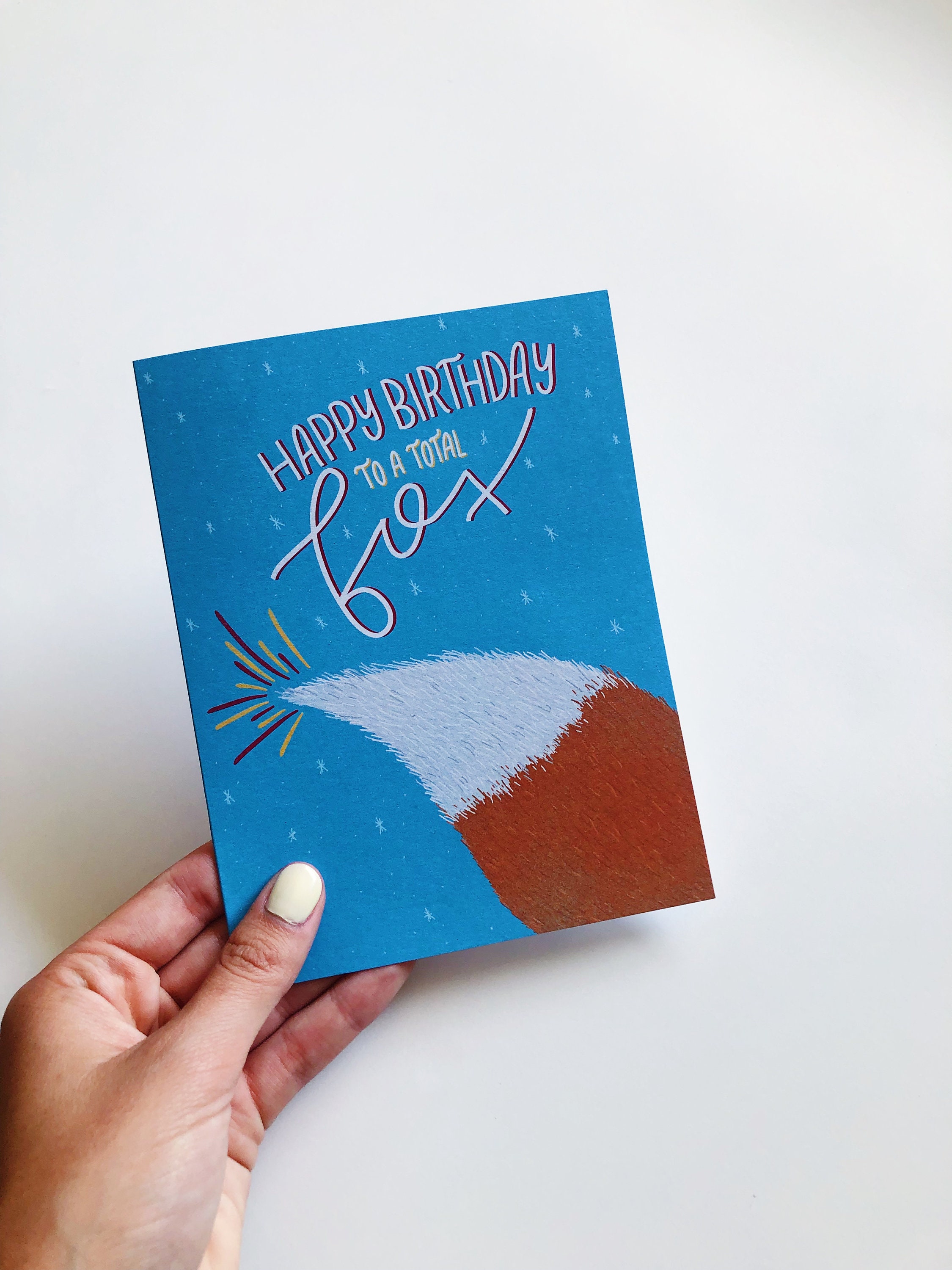 Foxy Birthday | Happy Birthday You Total Fox | Funny Birthday Card - Etsy