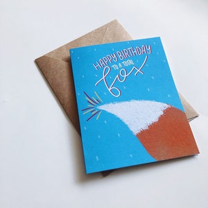 Foxy Birthday | Happy Birthday You Total Fox | Funny Birthday Card - Etsy