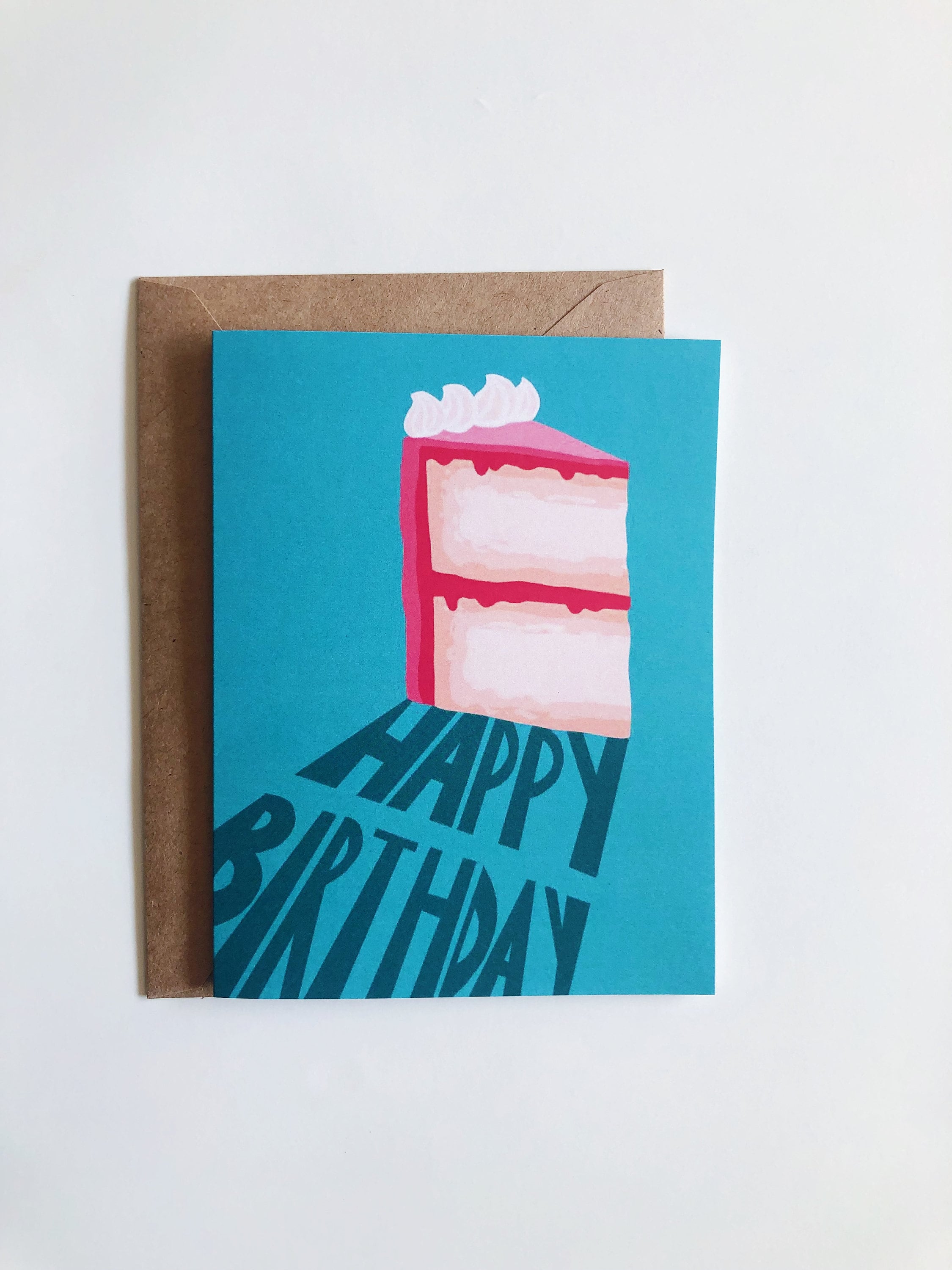 Happy Birthday Card | Cake Card | Greeting Card | Birthday Card - Etsy
