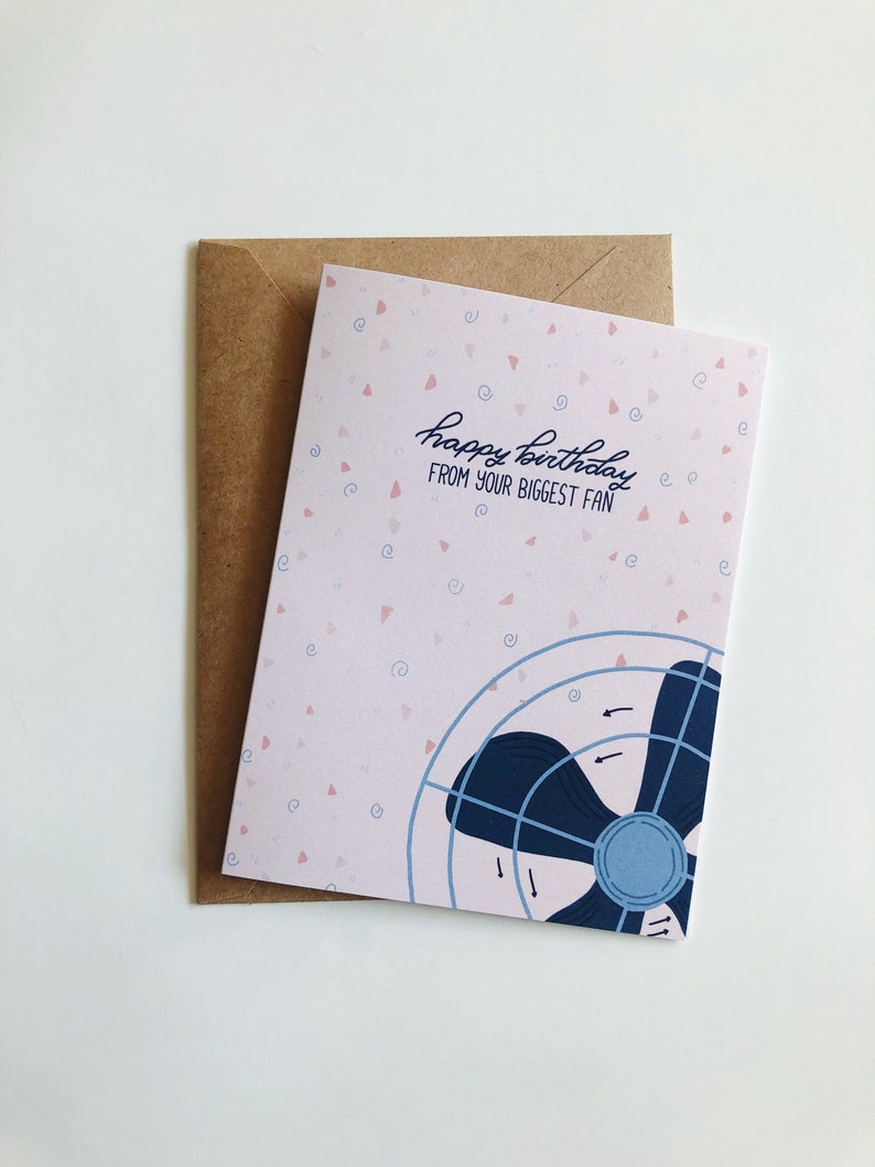 Your Biggest Fan Birthday Card Funny Birthday Birthday - Etsy