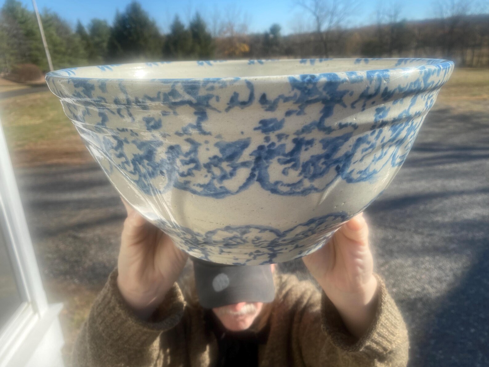 Sale!! Antique Blue and White Splatter Ware Bowl Made in the 1800’s in ...