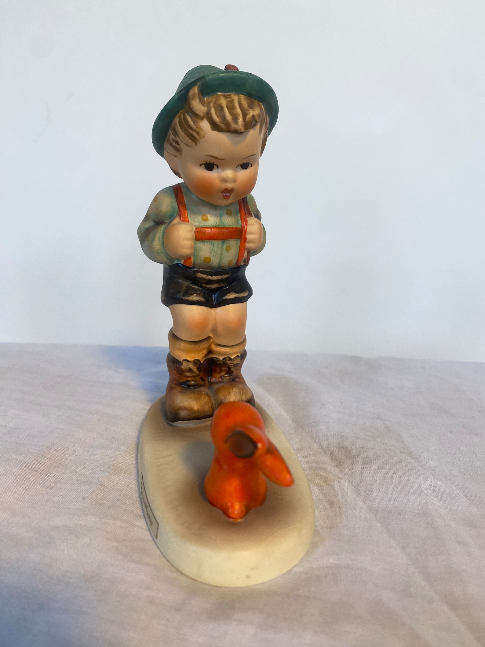Sale!!!!vintage Hummel “sensitive Hunter” Boy With Rabbit #43 1960-63 ...
