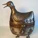 Salevintage Folk Art Metal Bird Box - Etsy