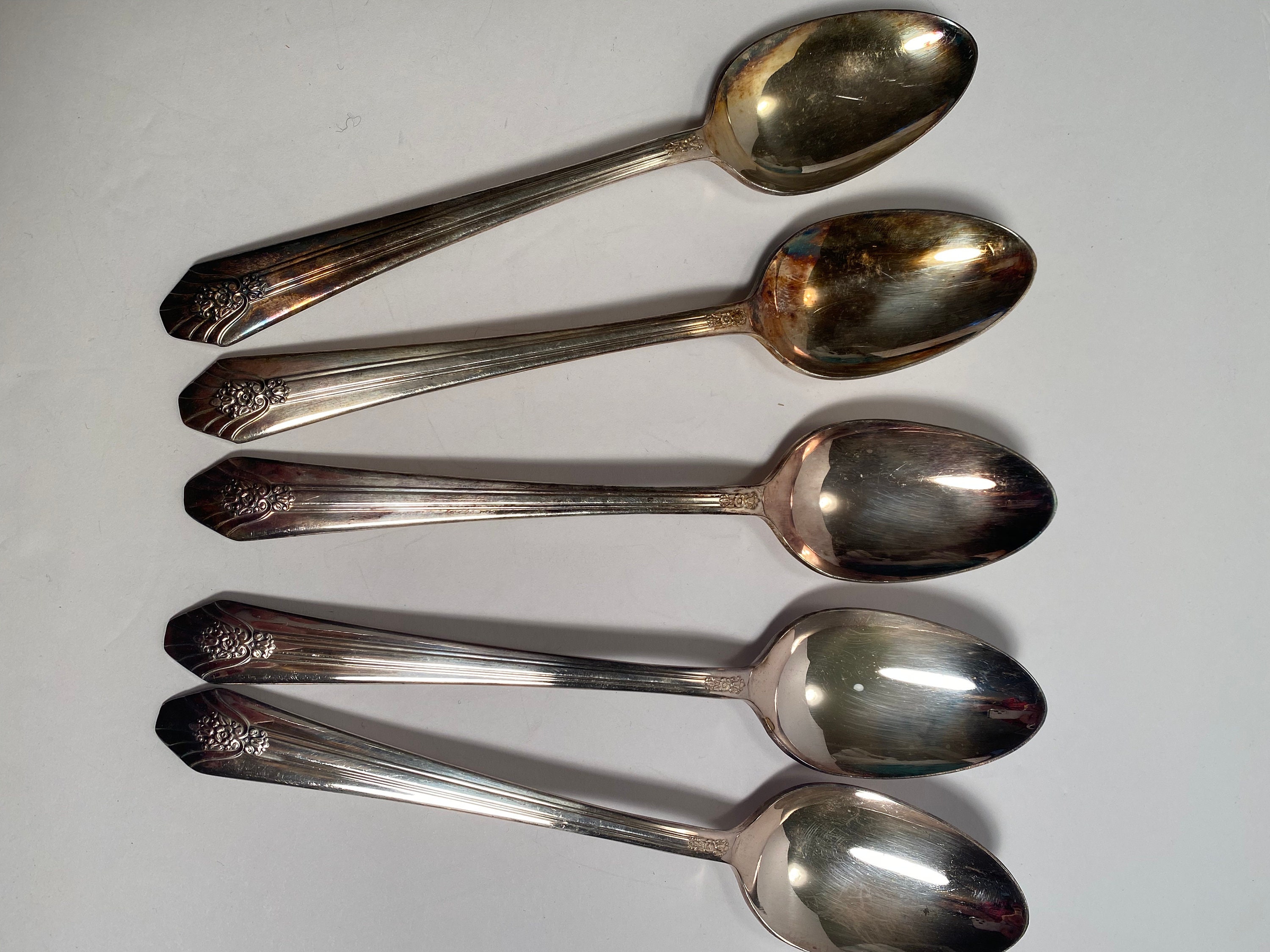 Vintage Rogers & Sons 1920's Imperial Pattern Silver Plate 52 Piece Set ...