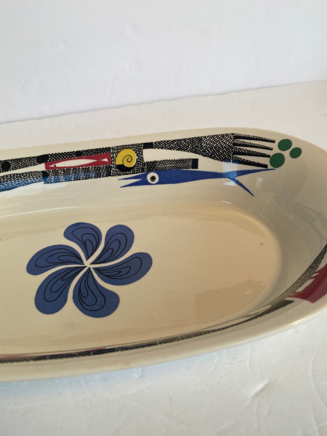 Vintage 60s Figgjo Flameware Dish Made in Norway - Etsy