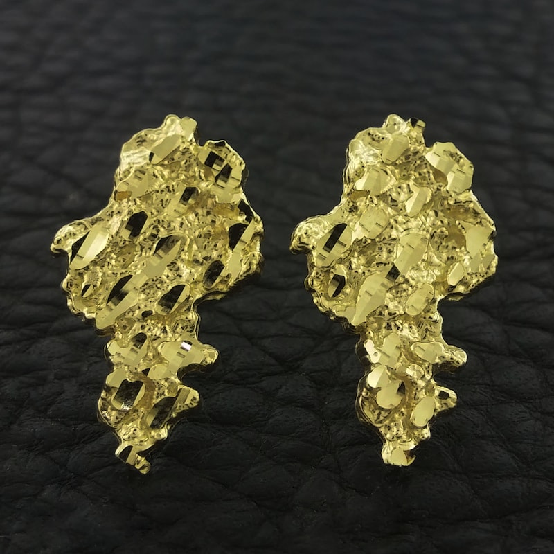 Nugget Earrings - Etsy