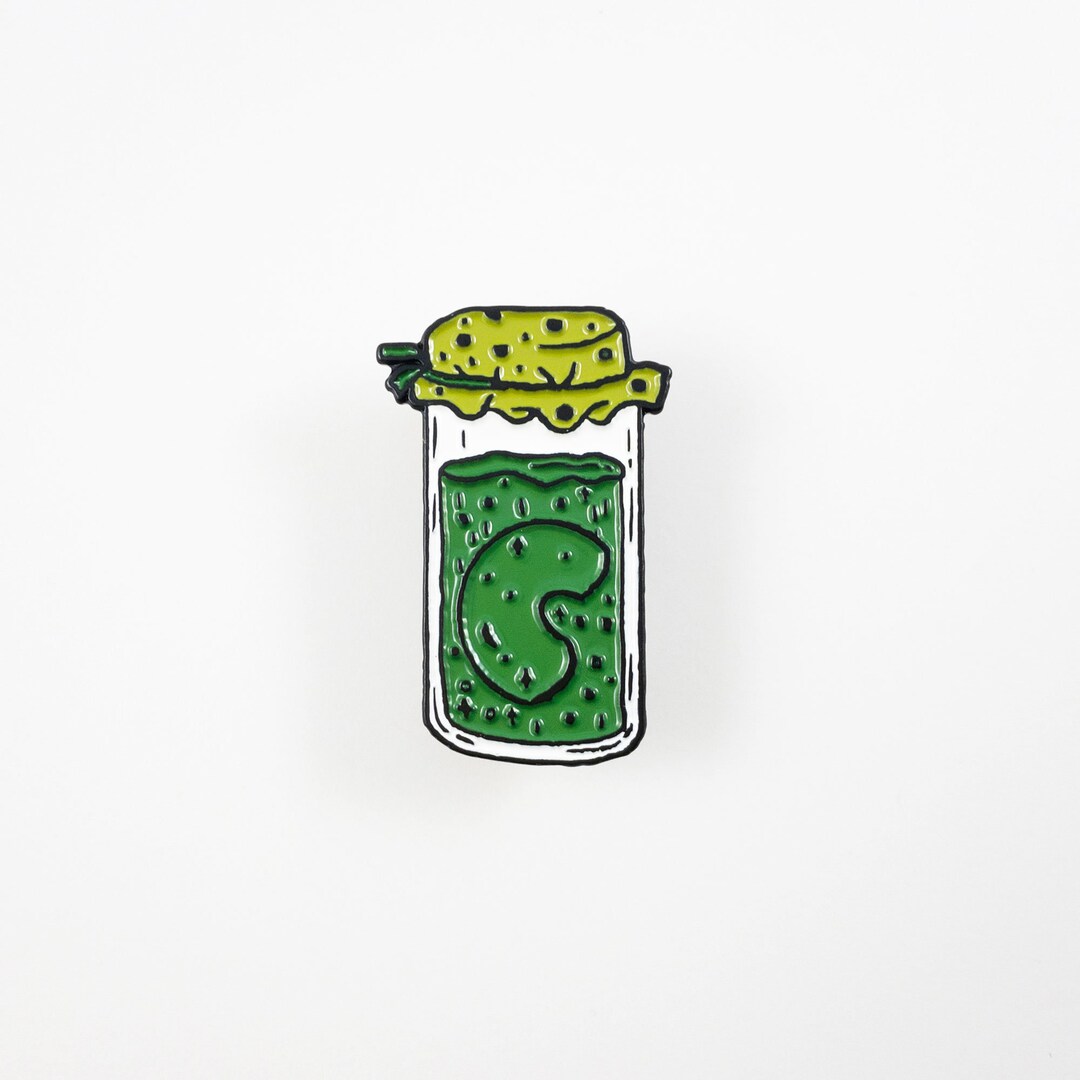 Green Jar Soft Enamel Pin - Etsy