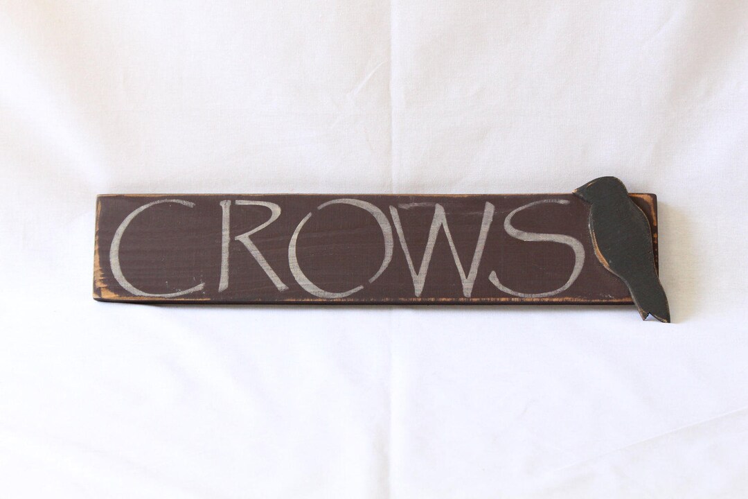Crows Sign Artwork - Etsy