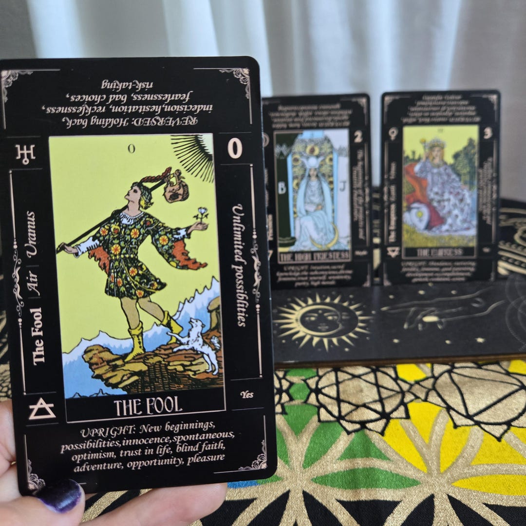 Student Tarot Deck Learn the Astrological Correspondences and More - Etsy