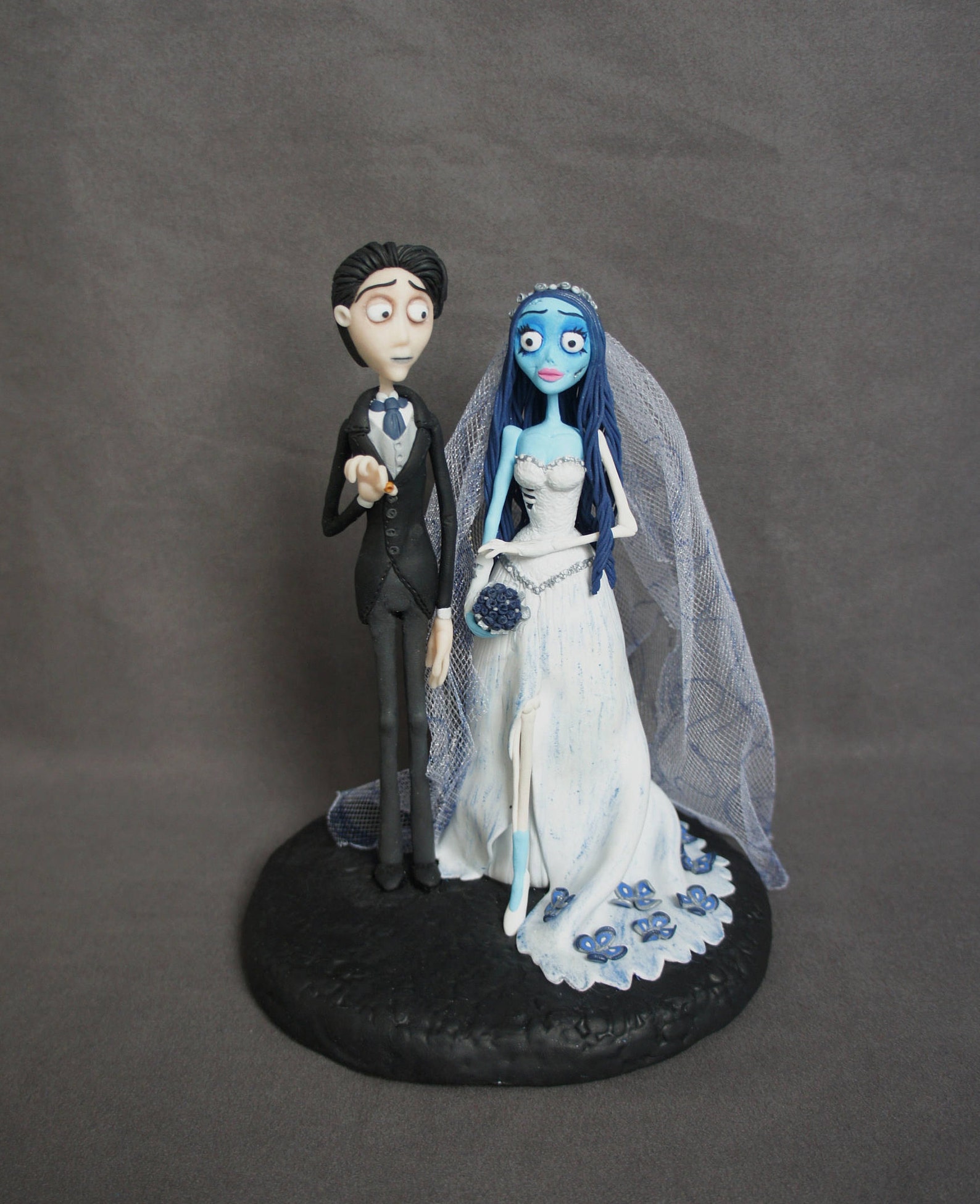 Tim Burton Corpse bride Wedding cake topper Handmade / corpse | Etsy
