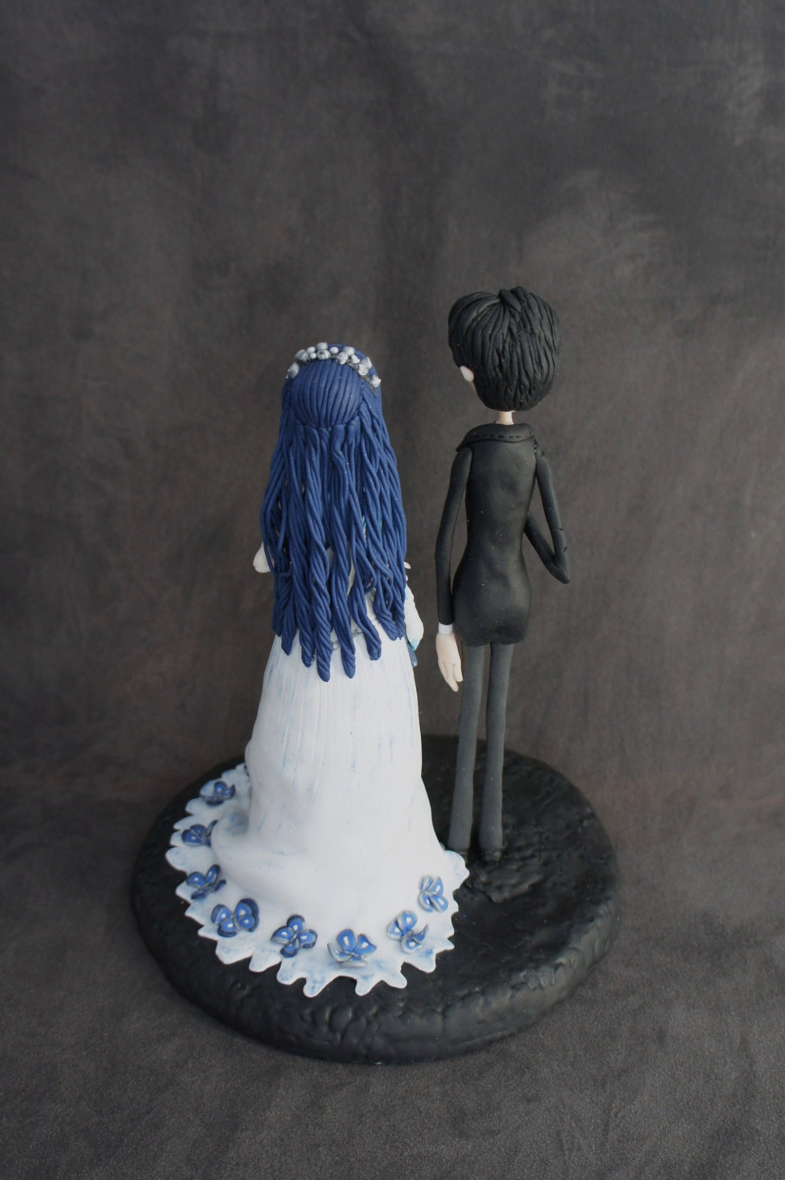 Tim Burton Corpse bride Wedding cake topper Handmade / corpse | Etsy