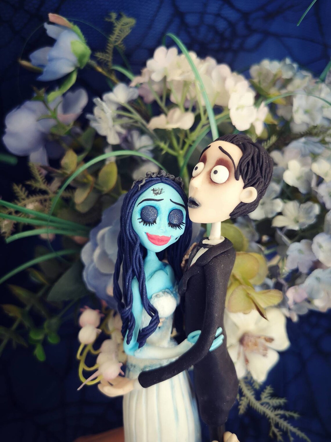 Tim Burton Corpse bride Wedding cake topper Handmade / corpse | Etsy
