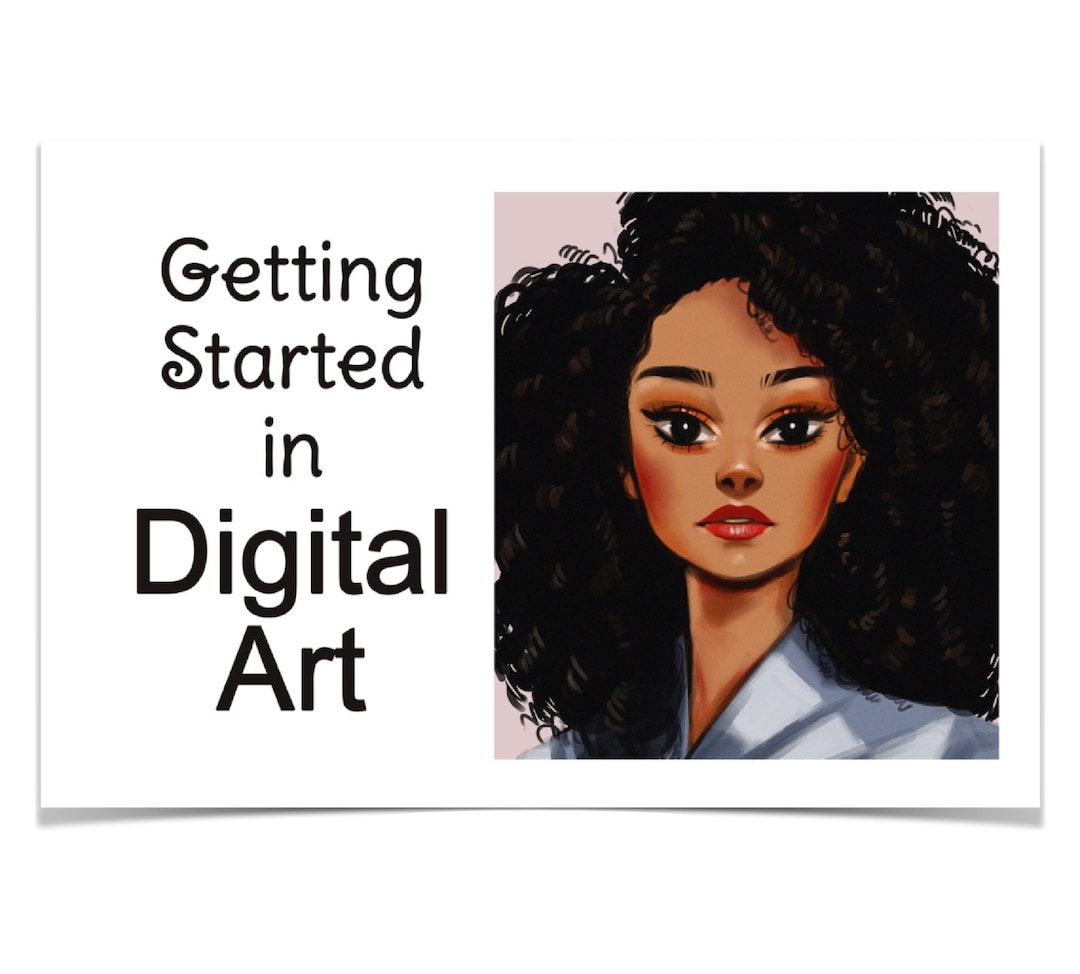 Digital Art Tutorial For Beginners Photoshop Basics Etsy