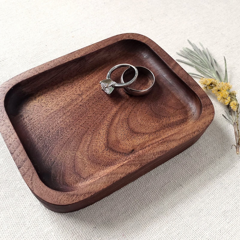 Wood Trinket Tray - Etsy