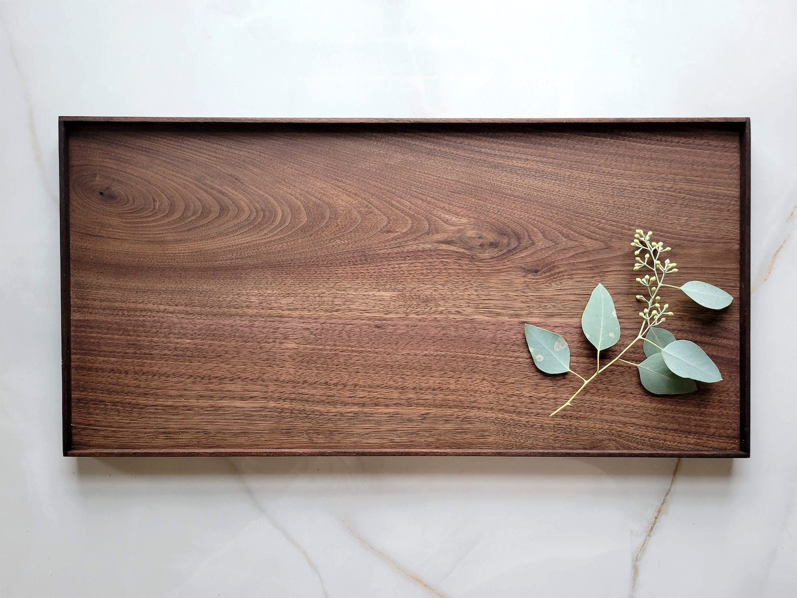 Wood Tray / Black Walnut / Shallow Valet + Catchall Tray - Etsy