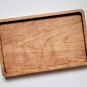 Wood Tray / Cherry / Catchall + Valet Tray - Etsy