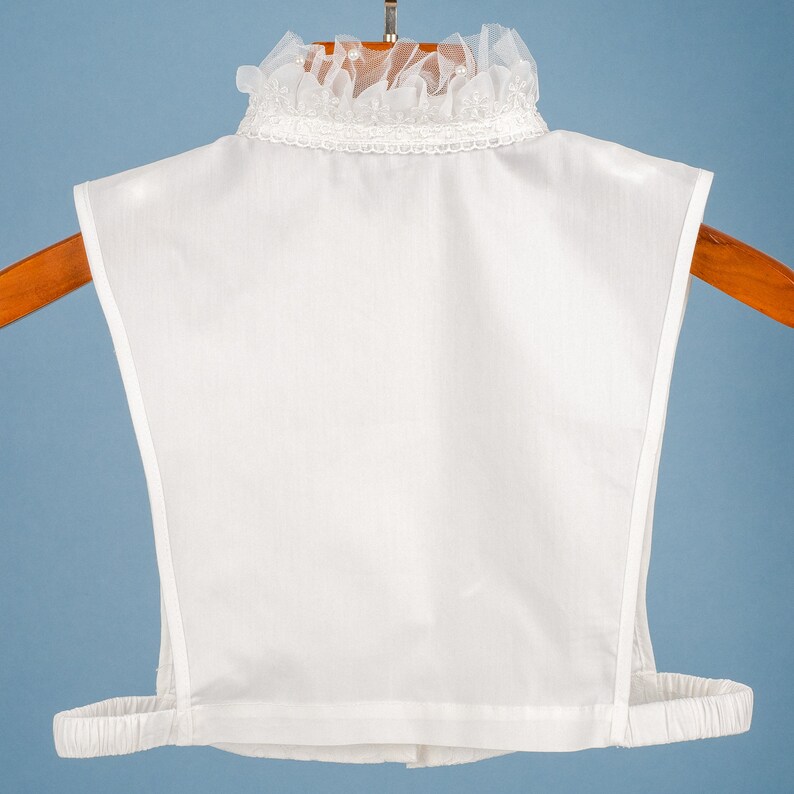 White Cotton False Upright Ruffle Lace Collar Design for Women - Etsy