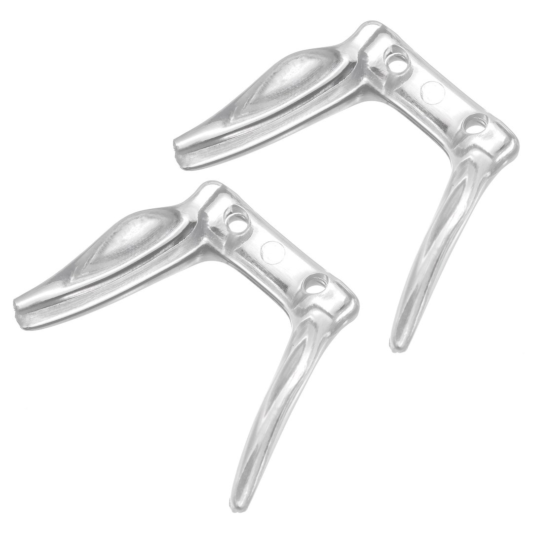 2pcs 17mm Wide Bridge Clear U Shaped Plastic Anti Slip Nose Pads Frame ...