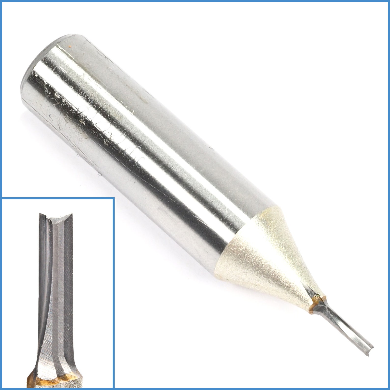 2mm X 9mm CNC Straight Router End Mill Bit 1/2 Shank - Etsy