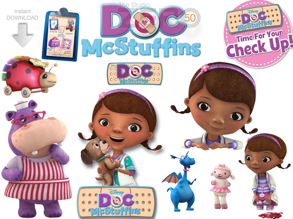 Doc Mcstuffins Stuffy Clipart Flower