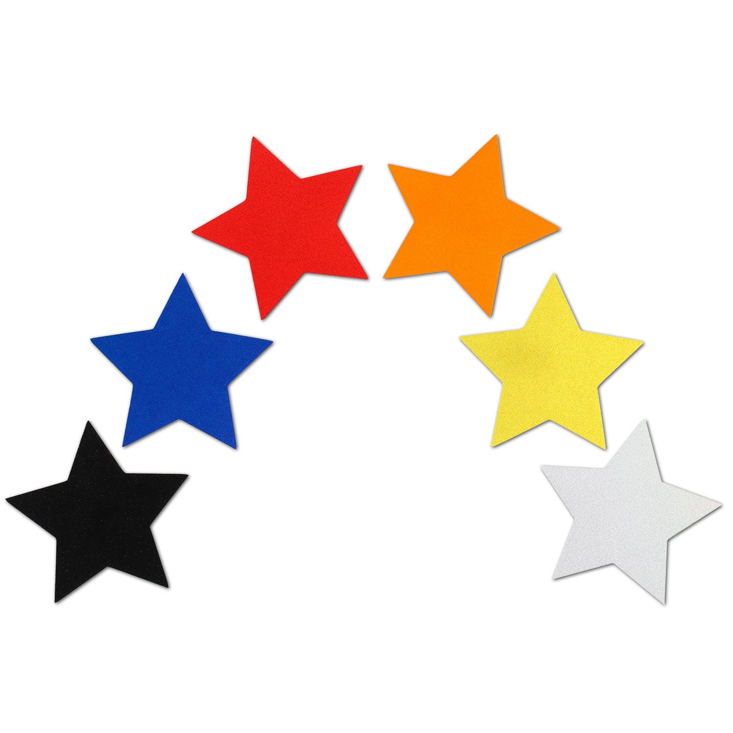 6 Reflector Stars Reflective Sticker Set for Bicycle Helmet - Etsy