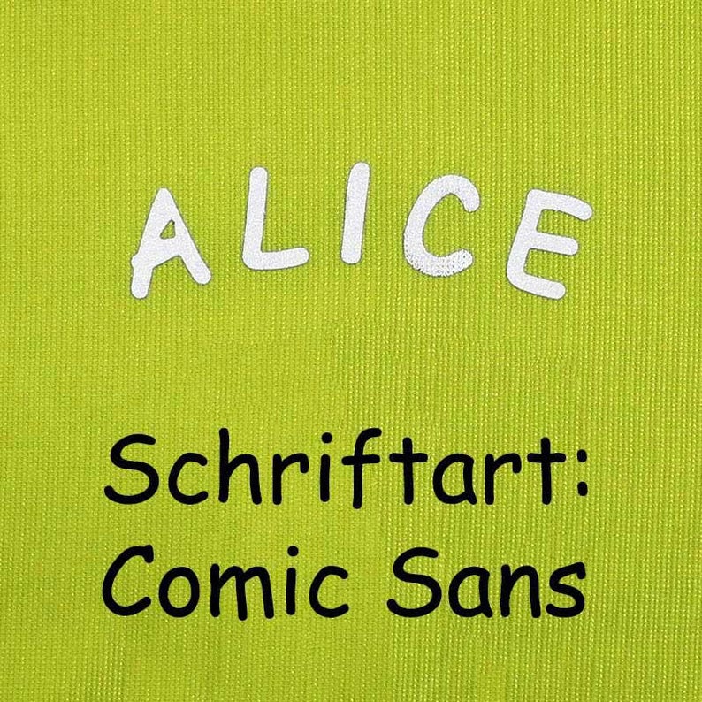 Reflective Iron-on Name, Iron-on Reflector for Children, Iron-on Decale ...