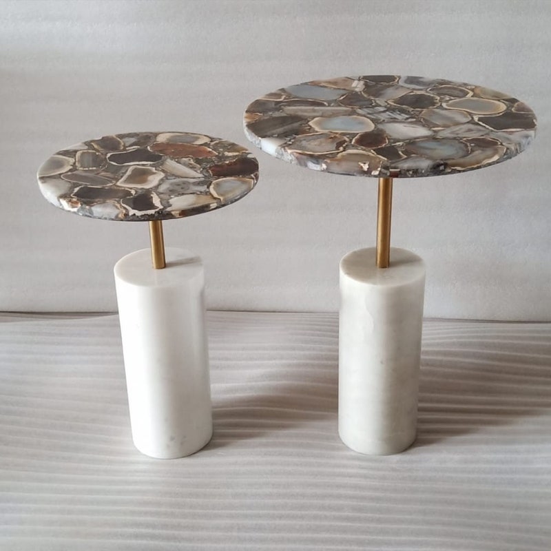 Agate End Table - Etsy