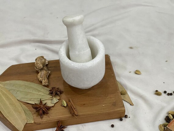 Marble Mortar and Pestle White Marble Mortar Pestle Hamam - Etsy