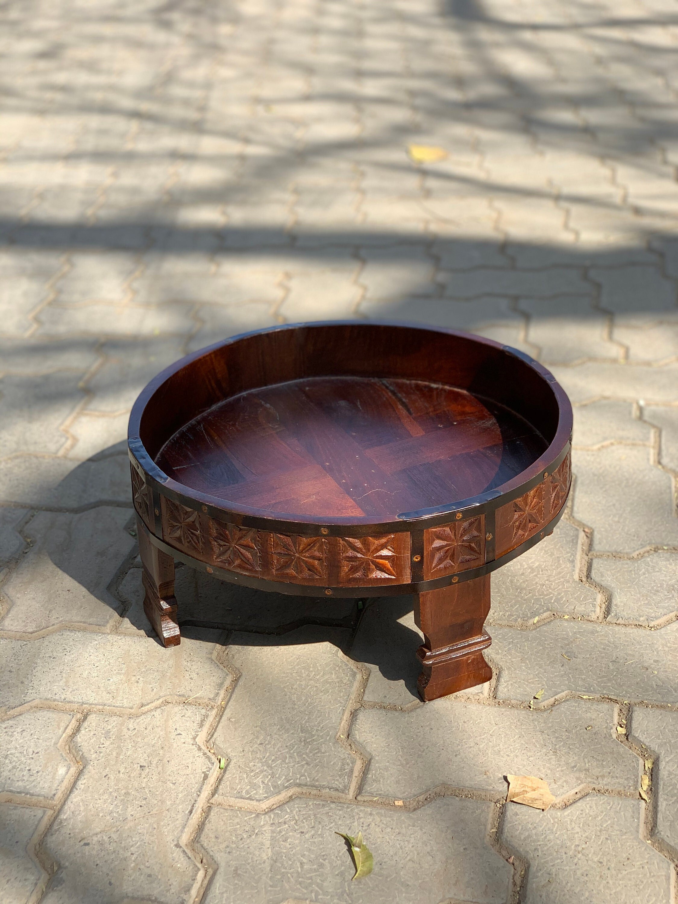 Chakki Table, Chakki Coffee Table, Indian Grinder Table - Etsy