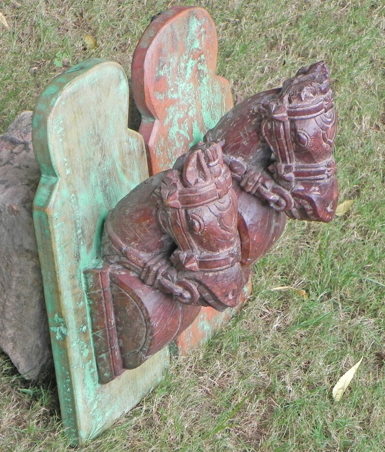 Carved Horse Bracket Vintage Carved Wall Bracket Carved Wall - Etsy
